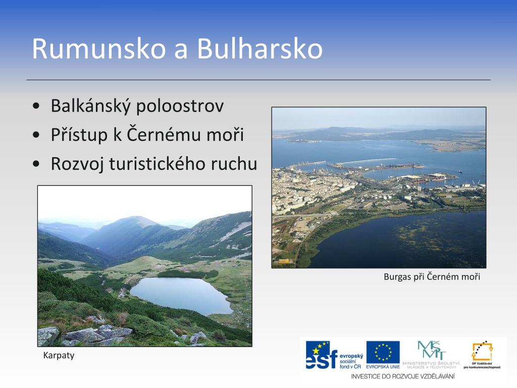 PPT - Rumunsko a Bulharsko Z_132_Evropa_Rumunsko a Bulharsko PowerPoint ...