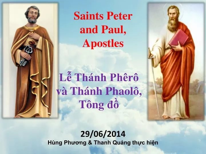 PPT - Saints Peter and Paul, Apostles PowerPoint Presentation, free ...