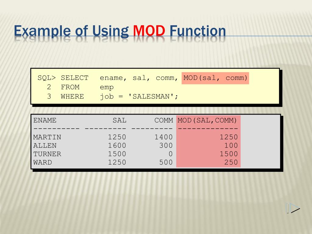 PPT SQL FUNCTIONS PowerPoint Presentation Free Download ID 6296690