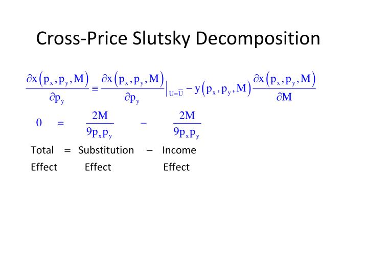 PPT - Income and Substitution Effects PowerPoint Presentation - ID:6297008