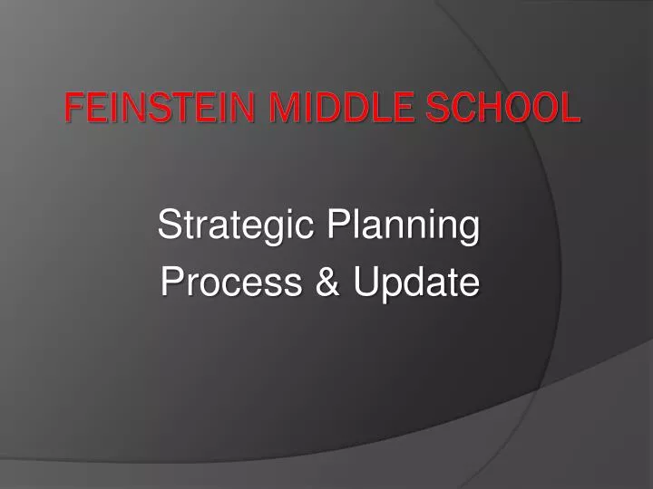 PPT - Feinstein Middle School PowerPoint Presentation, free download - ID:6297152