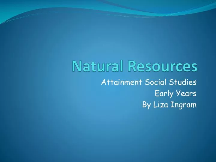 PPT - Natural Resources PowerPoint Presentation, free download - ID:6297414