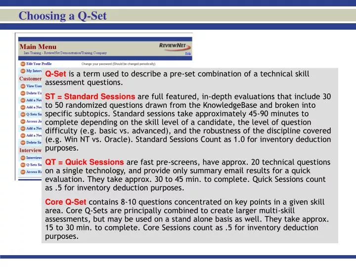 PPT - Choosing a Q-Set PowerPoint Presentation, free download - ID:6298161