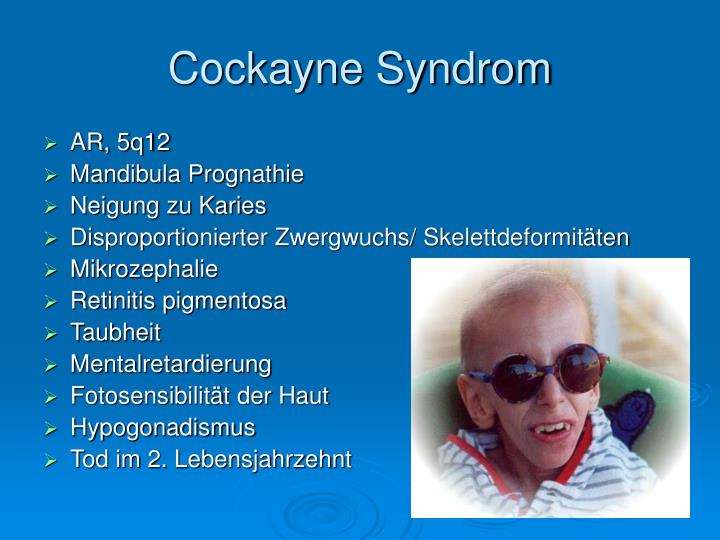 PPT - Klinische Syndrome des Kiefer – Gesicht Gebietes PowerPoint ...