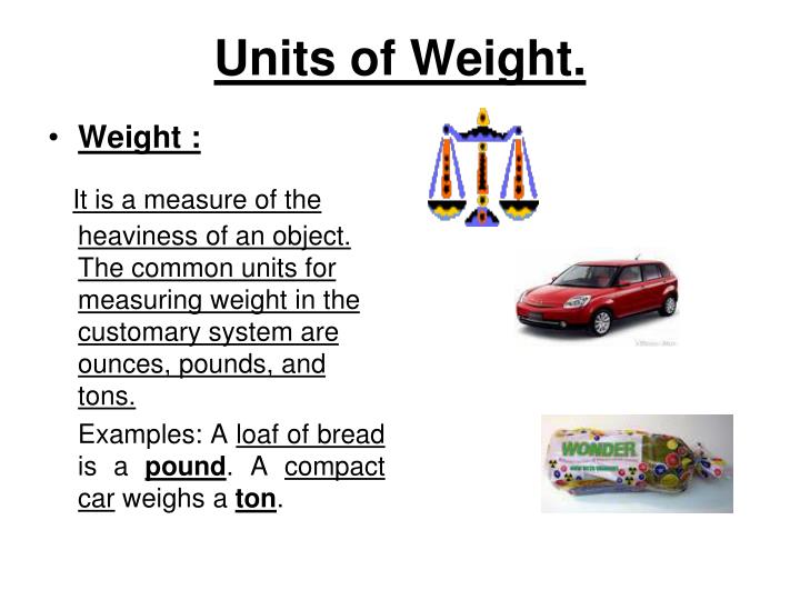 PPT - Customary and Metric Units of Measurement PowerPoint Presentation ...