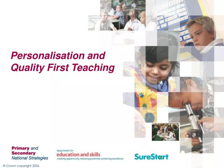 PPT - Personalisation and Quality First Teaching PowerPoint ...
