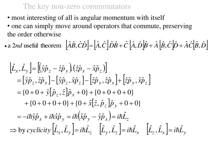 Ppt Angular Momentum Definition And Commutation Powerpoint