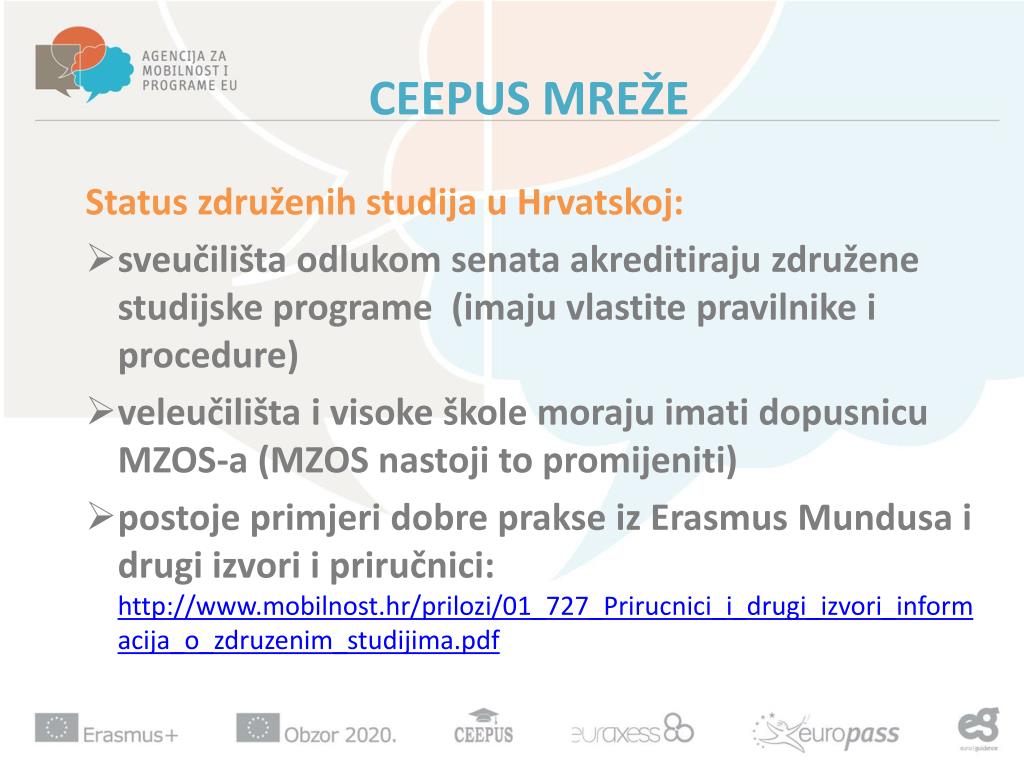 PPT - PROVEDBA PROGRAMA CEEPUS U AKADEMSKOJ GODINI 2014./2015 ...