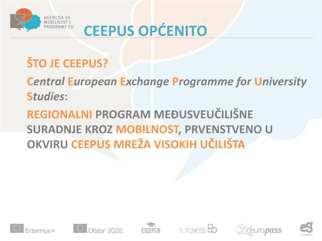 PPT - PROVEDBA PROGRAMA CEEPUS U AKADEMSKOJ GODINI 2014./2015 ...