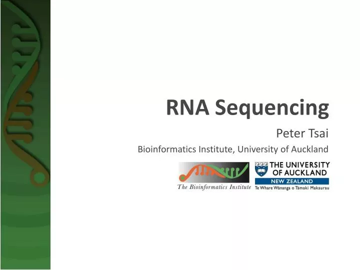 PPT - RNA Sequencing PowerPoint Presentation, free download - ID:6300473
