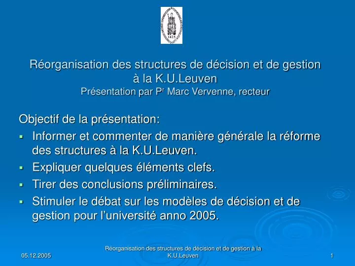 PPT - Objectif de la présentation: PowerPoint Presentation, free ...