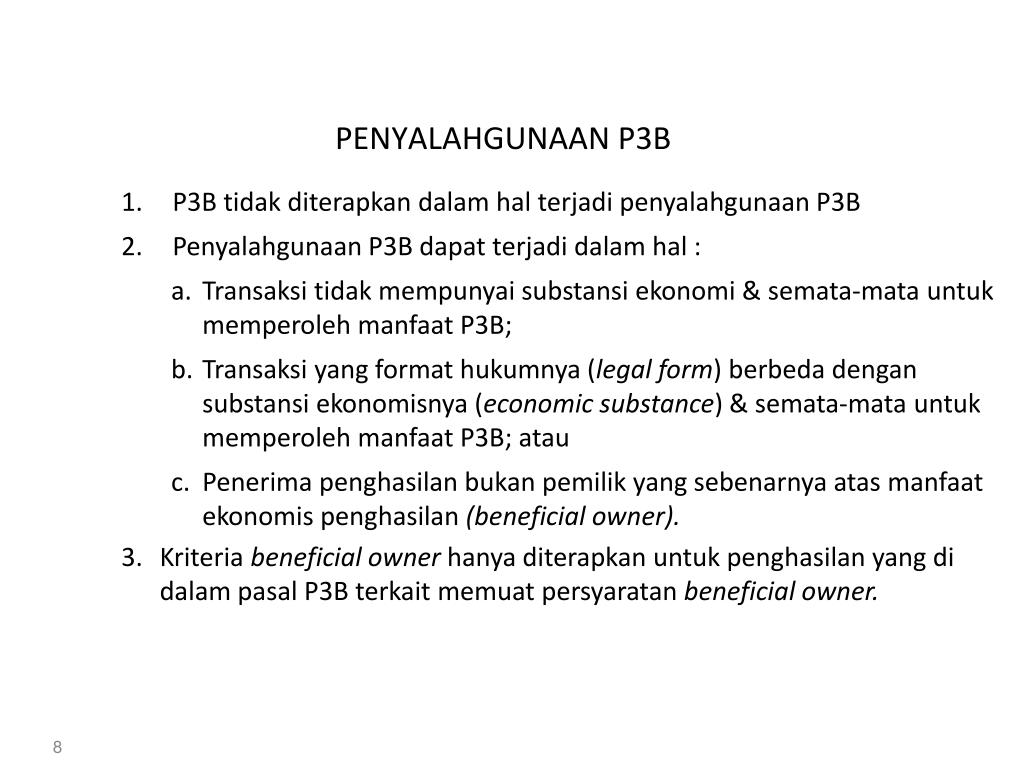 PPT - TATA CARA PENERAPAN P 3B dan PENCEGAHAN PENYALAHGUNAAN P 3B ...