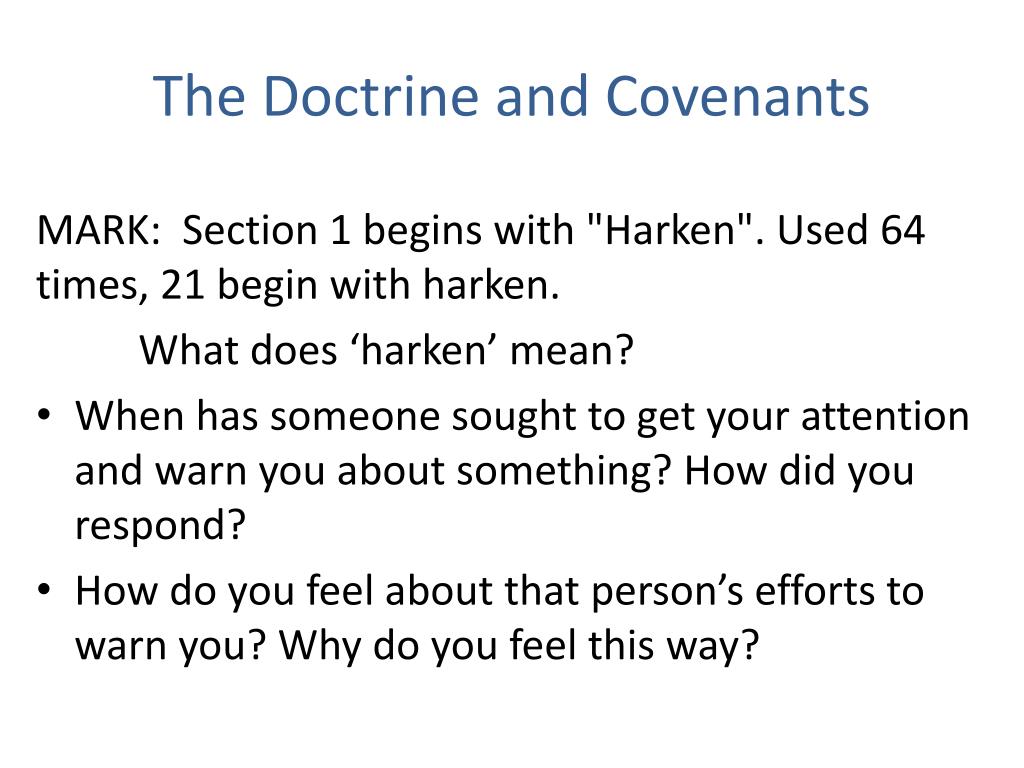 PPT - Preface By Revelation Doctrine and Covenants 1 PowerPoint ... PPT - Preface By Revelation Doctrine and Covenants 1 PowerPoint ...