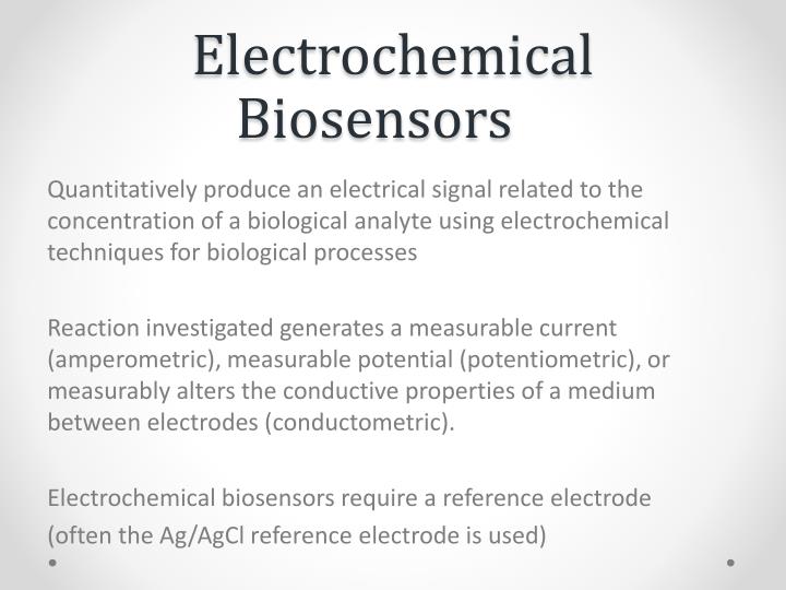 PPT - Electrochemical Sensors for Biomolecules PowerPoint Presentation ...