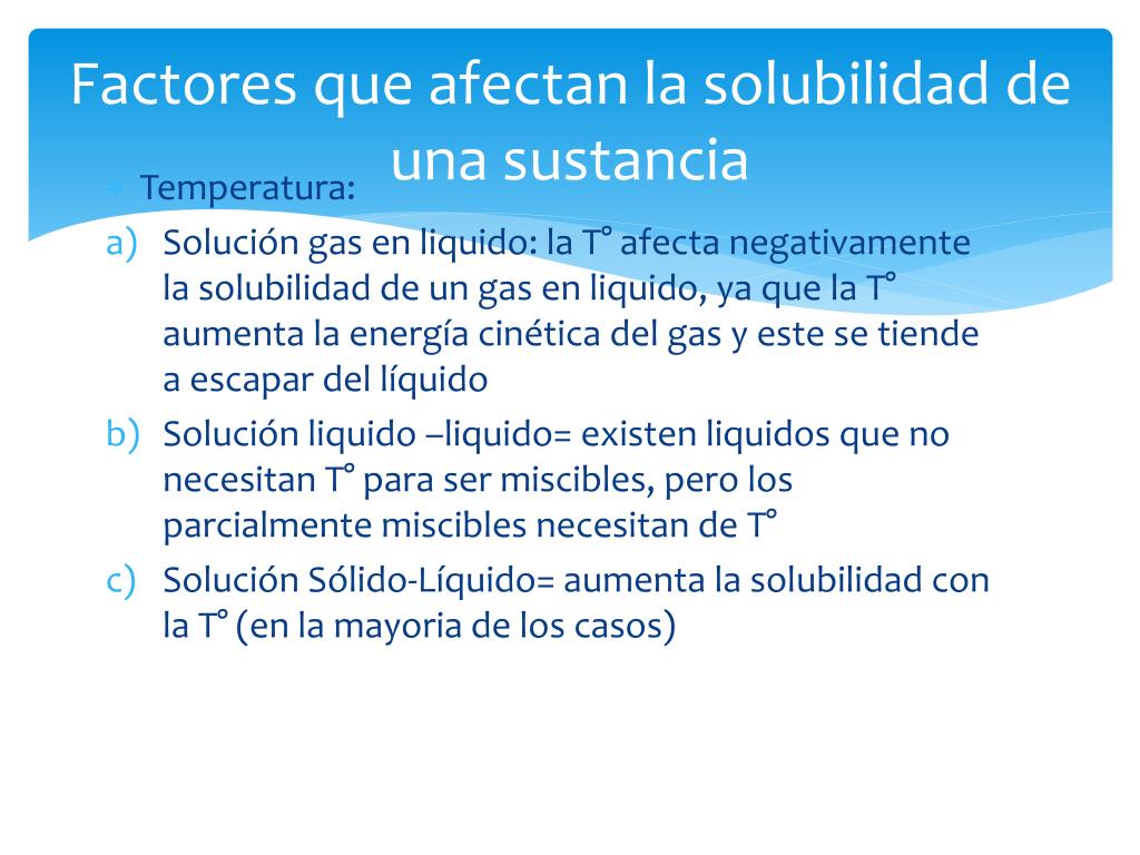 Factores Que Afectan La Solubilidad Ejemplos Cuales Son Los Factores ... Factores Que Afectan La Solubilidad Ejemplos Cuales Son Los Factores ...