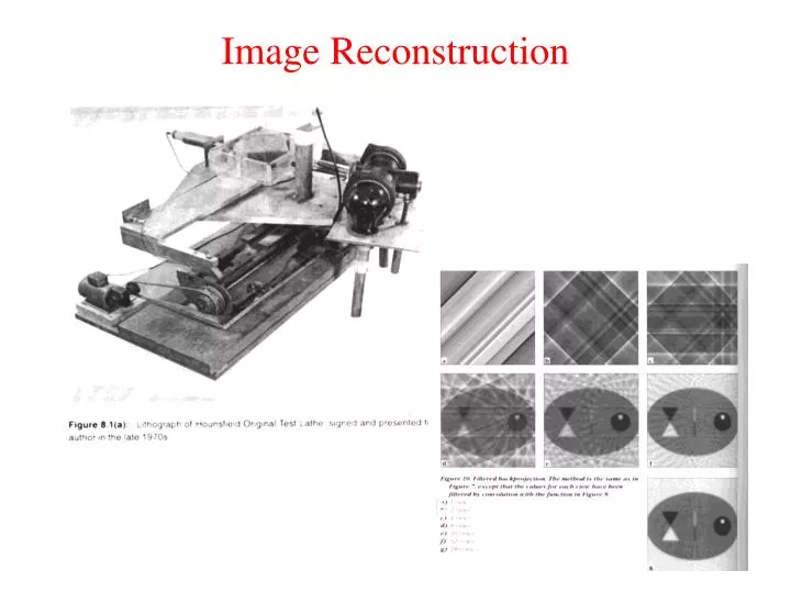 PPT - Image Reconstruction PowerPoint Presentation, free download - ID ...