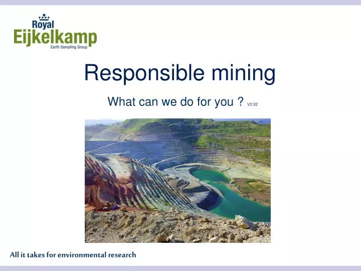 PPT - Responsible mining PowerPoint Presentation, free download - ID ...