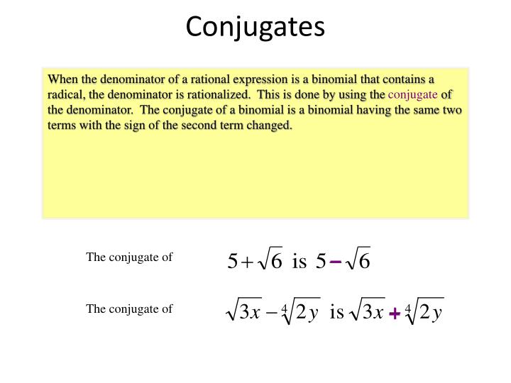 PPT - Dividing Radicals PowerPoint Presentation - ID:6303875