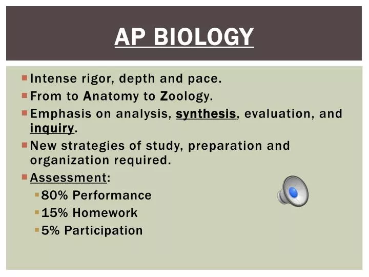PPT - AP Biology PowerPoint Presentation, free download - ID:6304125