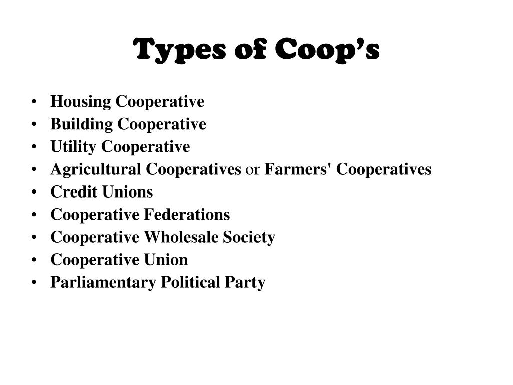 PPT - Co-Op's in Oregon: A Shared History and Future Opportunities ...