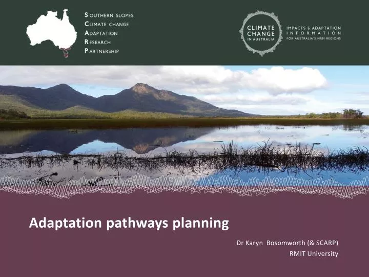 PPT - Adaptation pathways planning PowerPoint Presentation, free ...