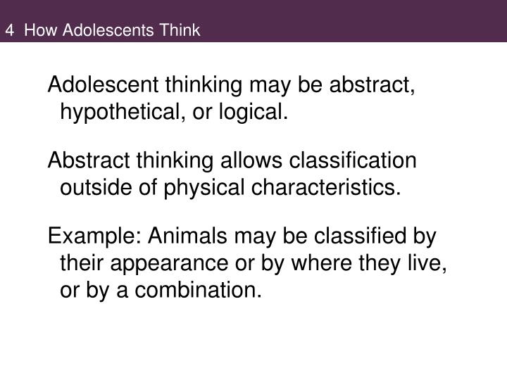 PPT - The Cognitive Changes of Adolescence PowerPoint Presentation - ID ...
