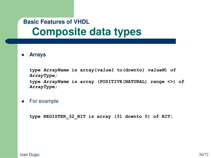 PPT - Structured Logic Design With VHDL PowerPoint Presentation - ID ...