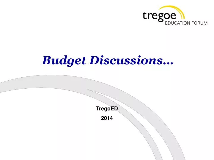 PPT - Budget Discussions… PowerPoint Presentation, free download - ID ...