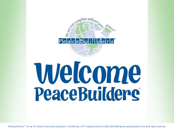 PPT - What is PeaceBuilders? PowerPoint Presentation, free download ...