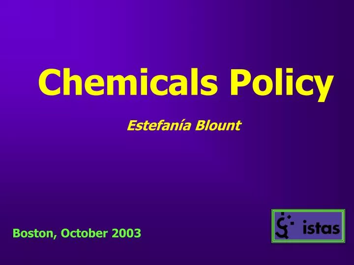 PPT - Chemicals Policy PowerPoint Presentation, free download - ID:6308913