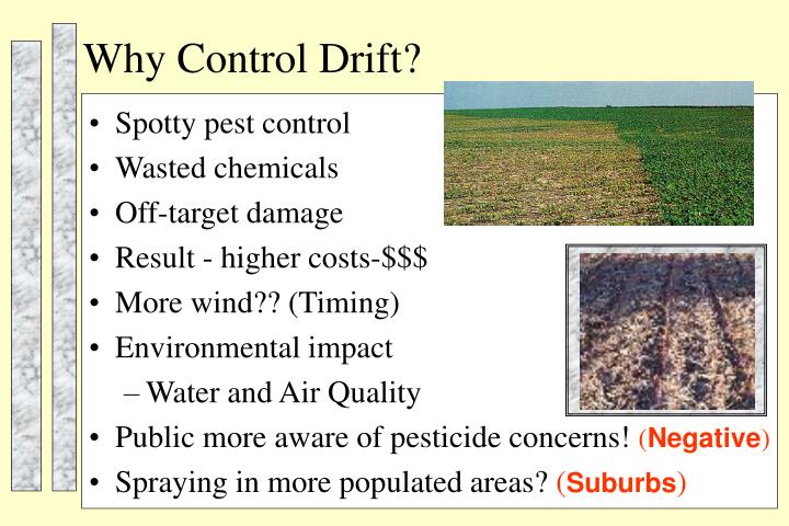 PPT - Spray Drift Management PowerPoint Presentation - ID:6309117