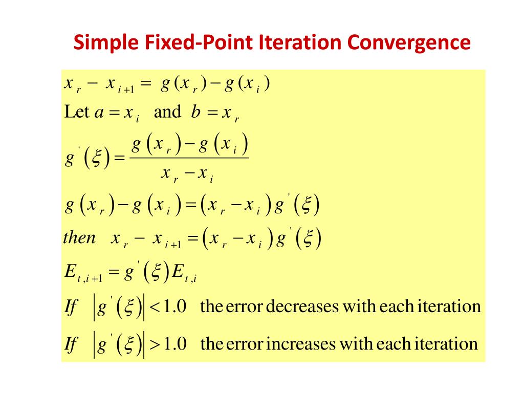 PPT - Simple Fixed-Point Iteration PowerPoint Presentation, free ... PPT - Simple Fixed-Point Iteration PowerPoint Presentation, free ...