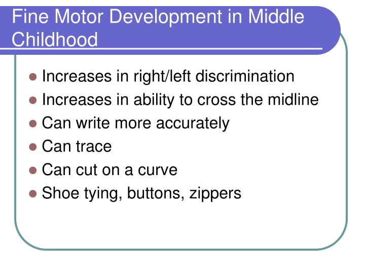 PPT - Physical and Motor Development in Middle Childhood PowerPoint ...