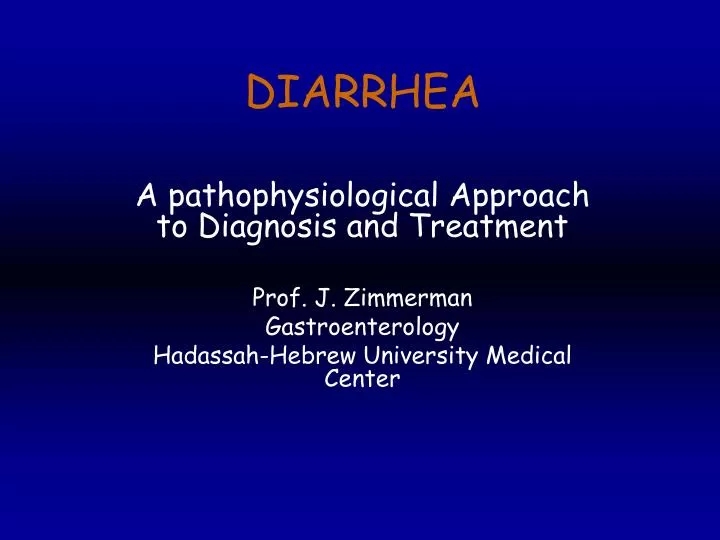 PPT - DIARRHEA PowerPoint Presentation, free download - ID:6311020