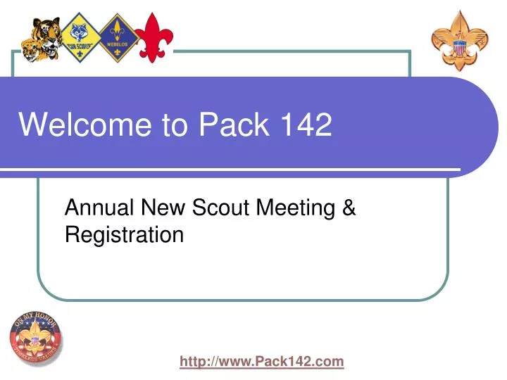 PPT - Welcome to Pack 142 PowerPoint Presentation, free download - ID:6312013