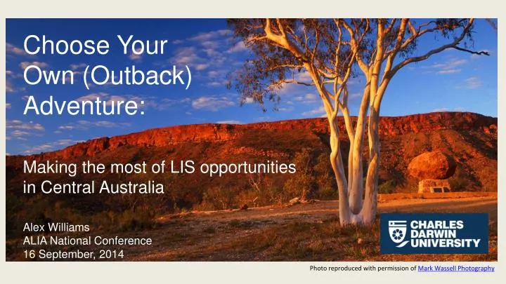 PPT - Choose Your Own (Outback) Adventure: PowerPoint Presentation ...