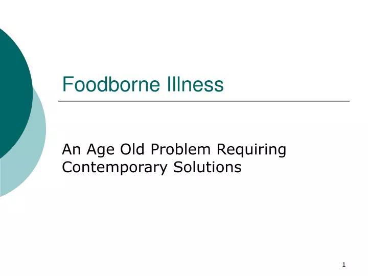 PPT - Foodborne Illness PowerPoint Presentation, free download - ID:6314189