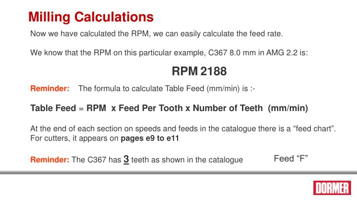 PPT - Basic Guide to Speeds & Feeds PowerPoint Presentation - ID:6315205