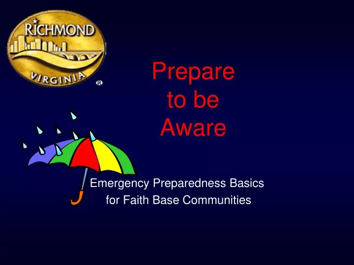 PPT - Prepare to be Aware PowerPoint Presentation, free download - ID ...