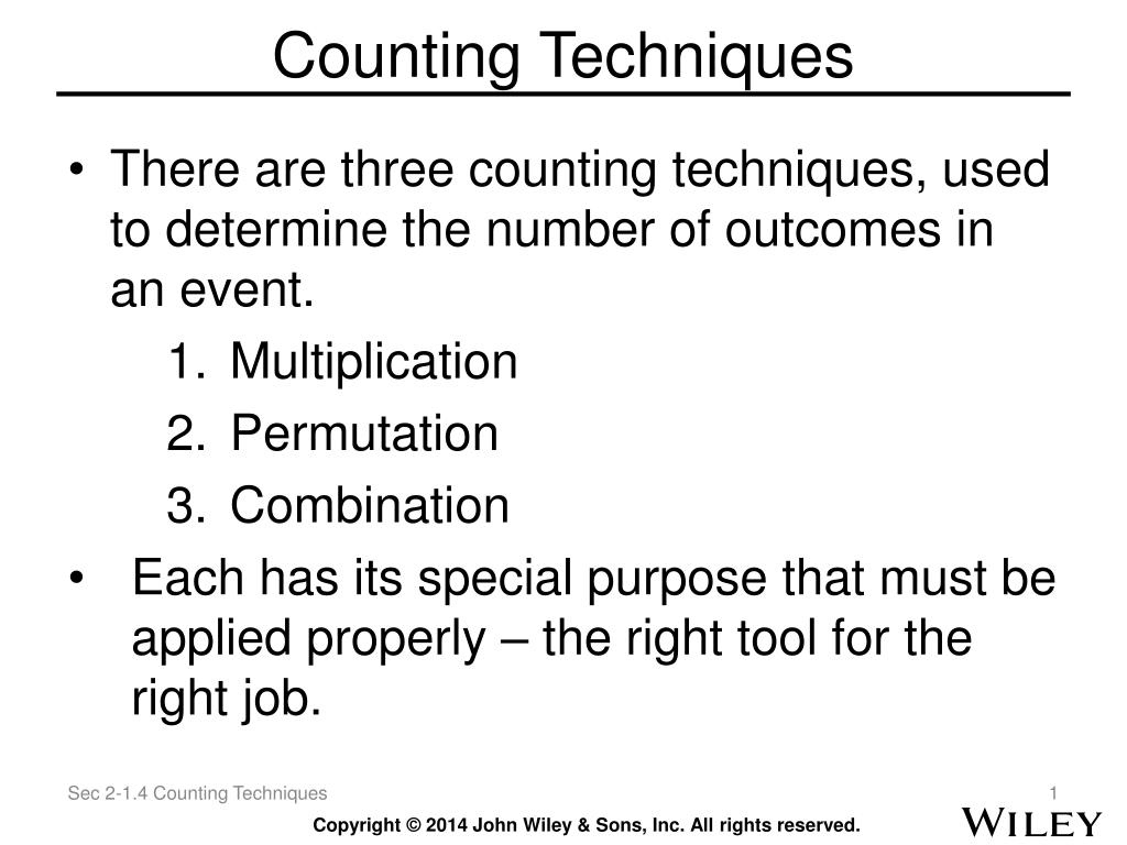 PPT Counting Techniques PowerPoint Presentation Free Download ID PPT Counting Techniques PowerPoint Presentation Free Download ID