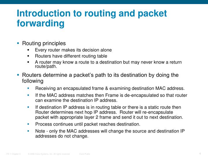 PPT - Introduction to Routing and Packet Forwarding PowerPoint Presentation - ID:6322931