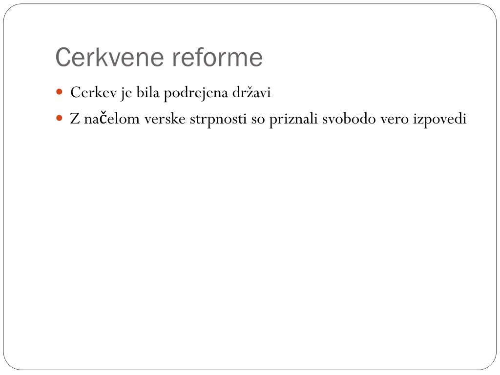 PPT - Razsvetljeni absolutizem Reforme Marije Terezije in Jožefa II ...