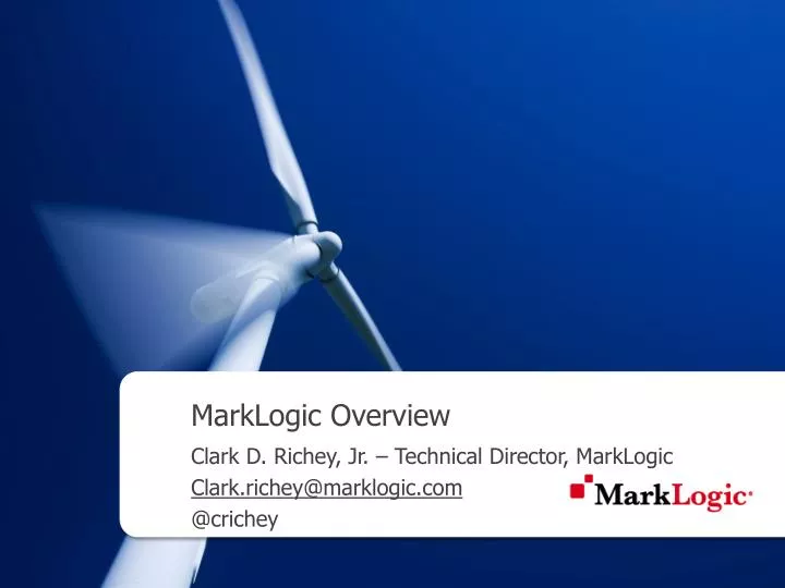 PPT - MarkLogic Overview PowerPoint Presentation, free download - ID ...