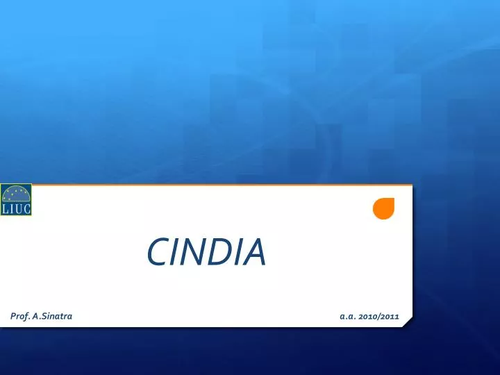PPT - CINDIA PowerPoint Presentation, free download - ID:6326617