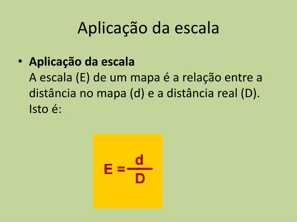 PPT - CARTOGRAFIA Escalas cartográficas PowerPoint Presentation, free ...