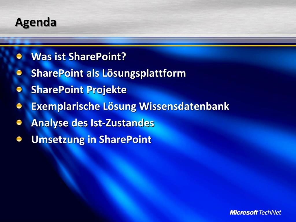 PPT - TechNet Webcast Aufbau einer Wissensdatenbank mit Microsoft ... PPT - TechNet Webcast Aufbau einer Wissensdatenbank mit Microsoft ...