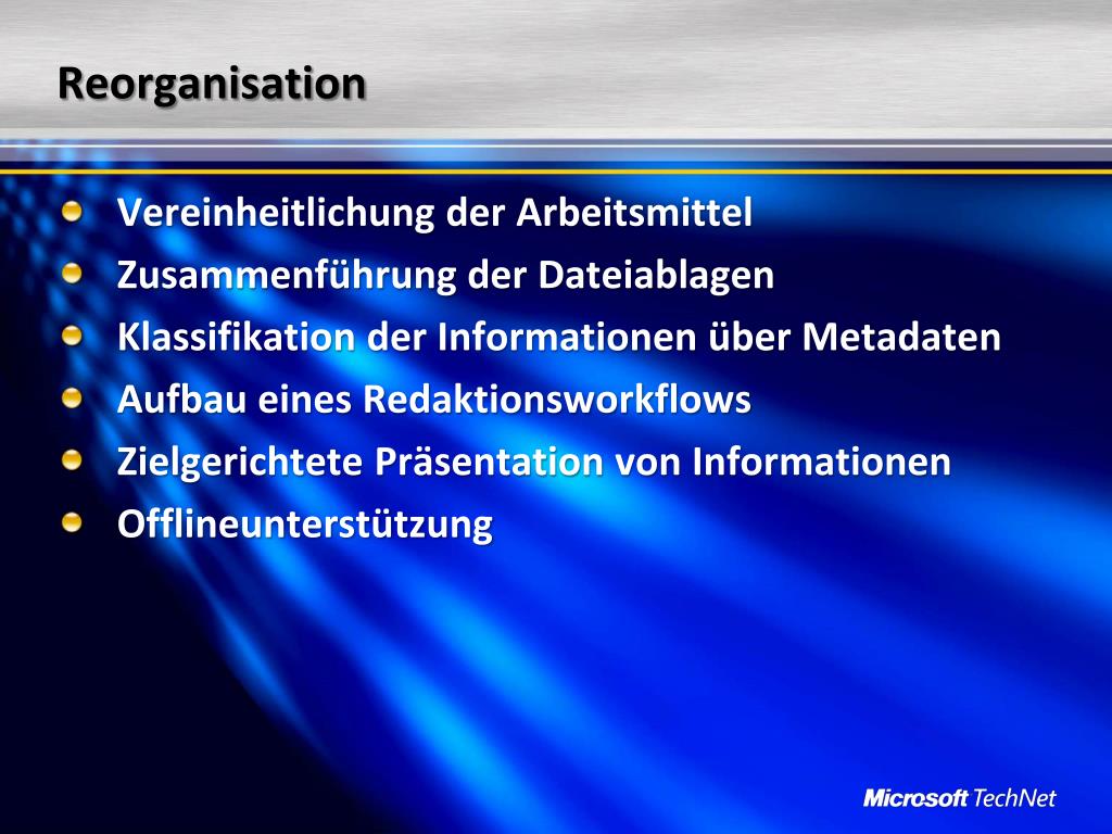 PPT - TechNet Webcast Aufbau einer Wissensdatenbank mit Microsoft ... PPT - TechNet Webcast Aufbau einer Wissensdatenbank mit Microsoft ...