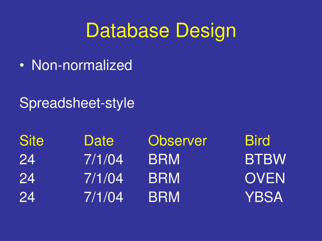 PPT - Designing Effective Databases for Biological Research PowerPoint ...