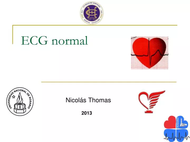 PPT - ECG normal PowerPoint Presentation, free download - ID:6329506