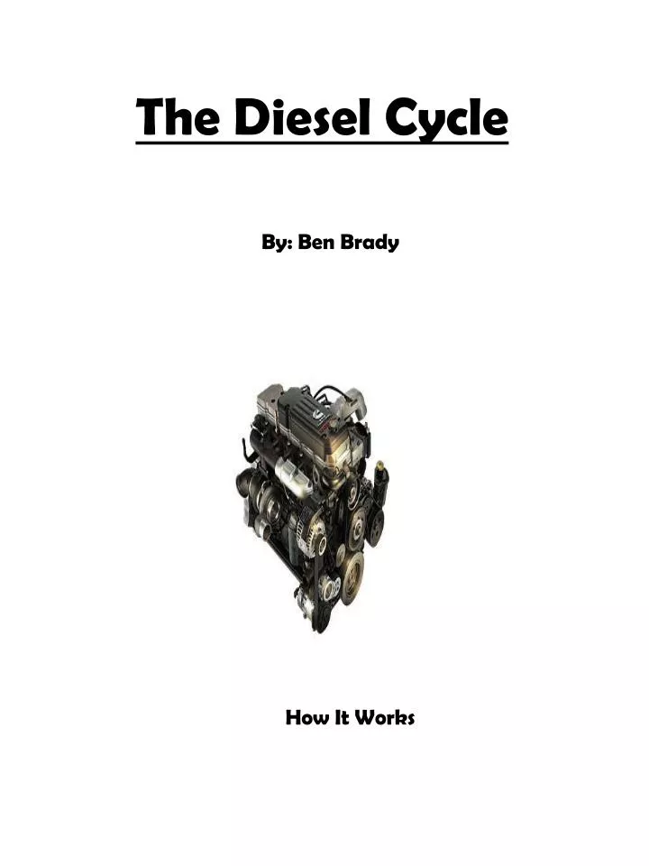 PPT - The Diesel Cycle PowerPoint Presentation, free download - ID:6329640